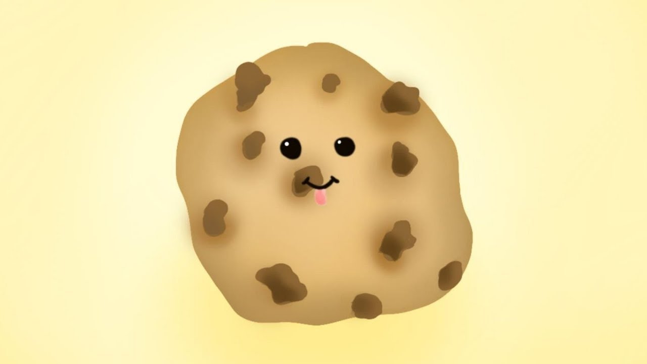Cute Cookie speed drawing/speedpaint | Sketchbook - YouTube