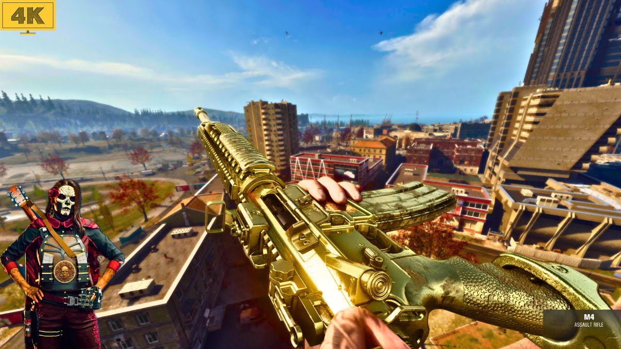 🔥 GOLDEN M4 PERFECTION in Warzone | 4K Solo Victory (no commentary ...
