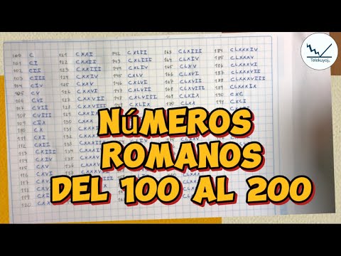 Números romanos del 100 al 200 - YouTube
