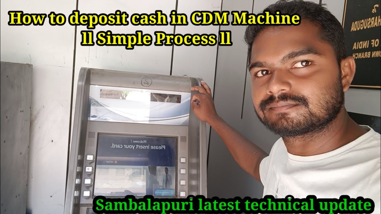 How to deposit cash in CDM Machine ll Simple Process ll - YouTube