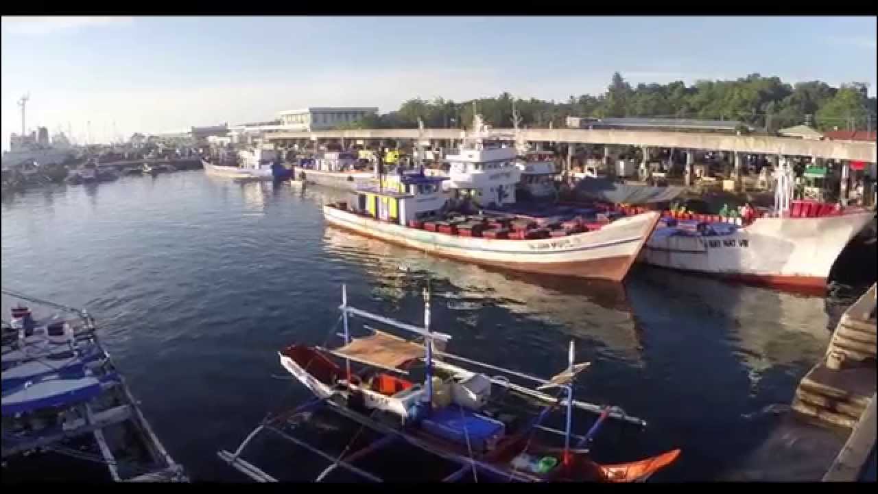 General Santos City Fish Port - Tuna Capital of the World - Aerial ...