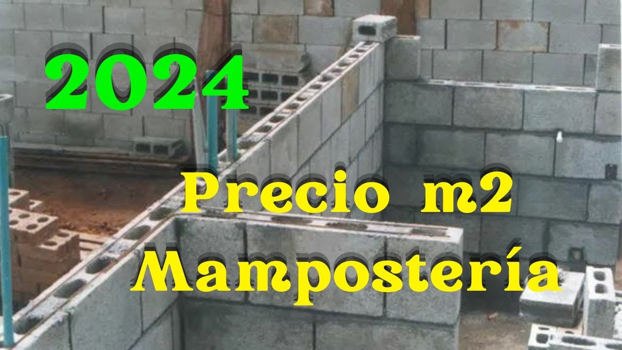 Precio Mampostería en Bloque 2024 - YouTube