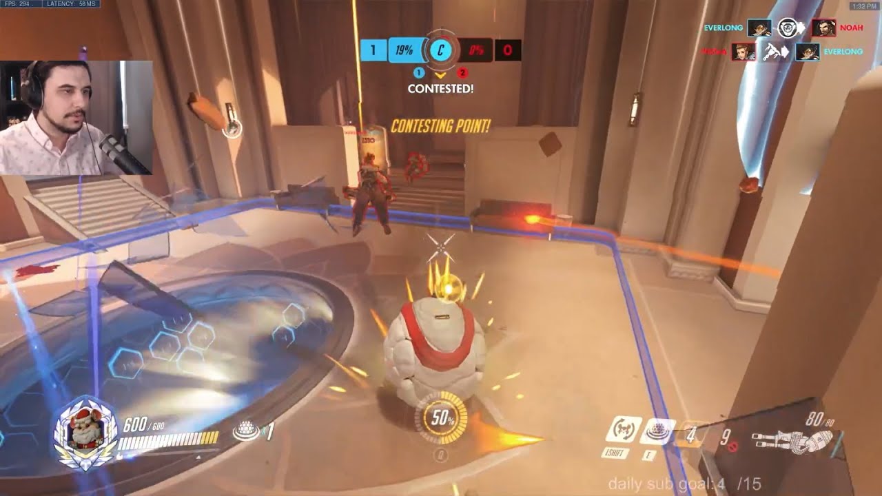 YEATLE HAMMOND OVERWATCH GAMEPLAY SEASON 33 TOP 500 - YouTube