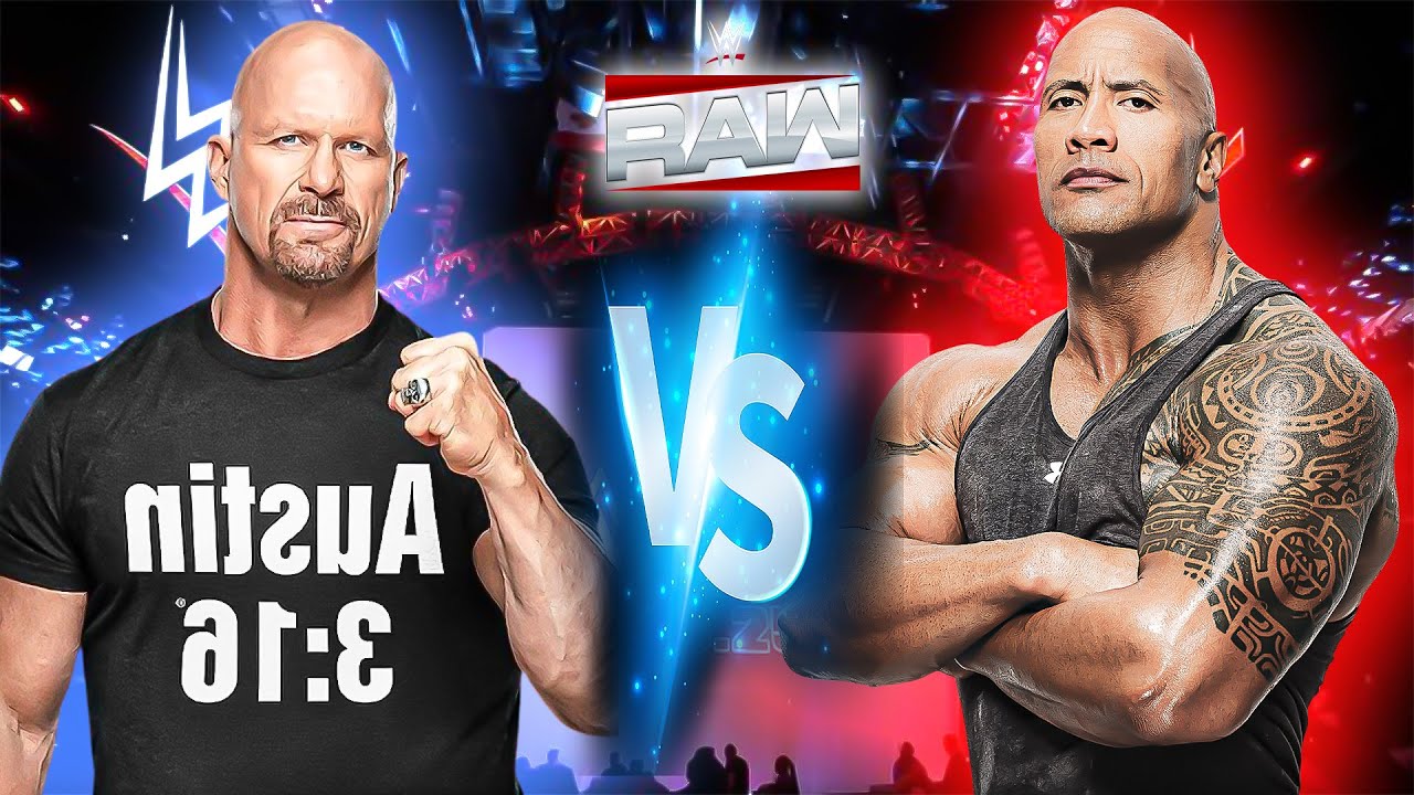 STONE COLD🍻 VS THE ROCK 🏆- 🔥 ¡GUERRA FINAL! SANGRE, MESAS ROTAS Y ...
