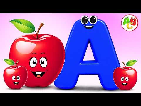 A bis Z Alphabet-Lied für Kinder | A wie Apfel | ABC Phonics & Englisch lernen | Kinderlied-Video