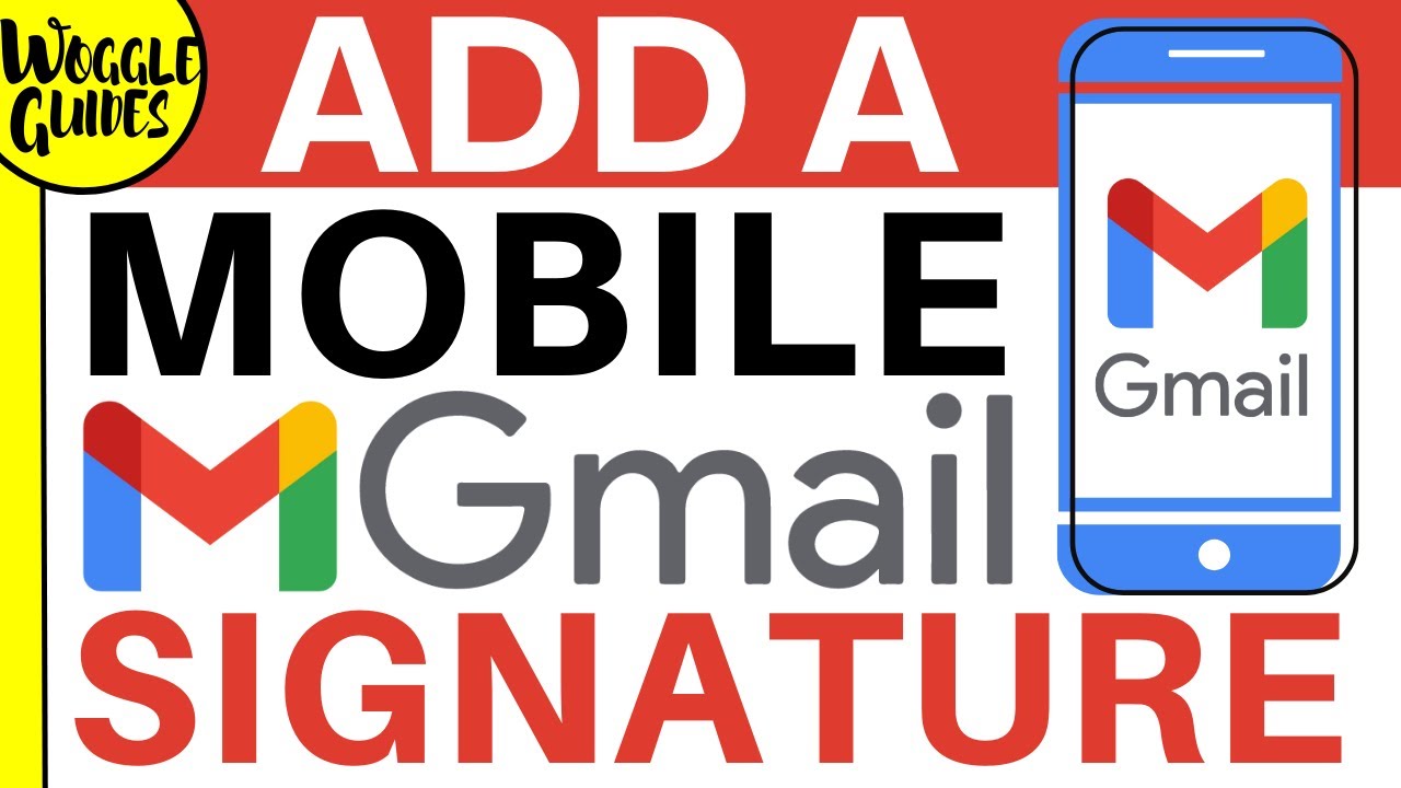 How to add signature to Gmail on Gmail mobile app - YouTube