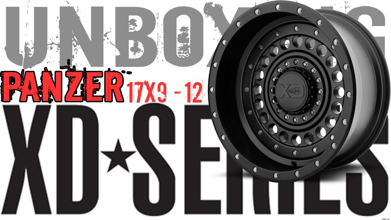 XD Series Panzer 17x9 -12 Wheel Rim Unboxing - YouTube