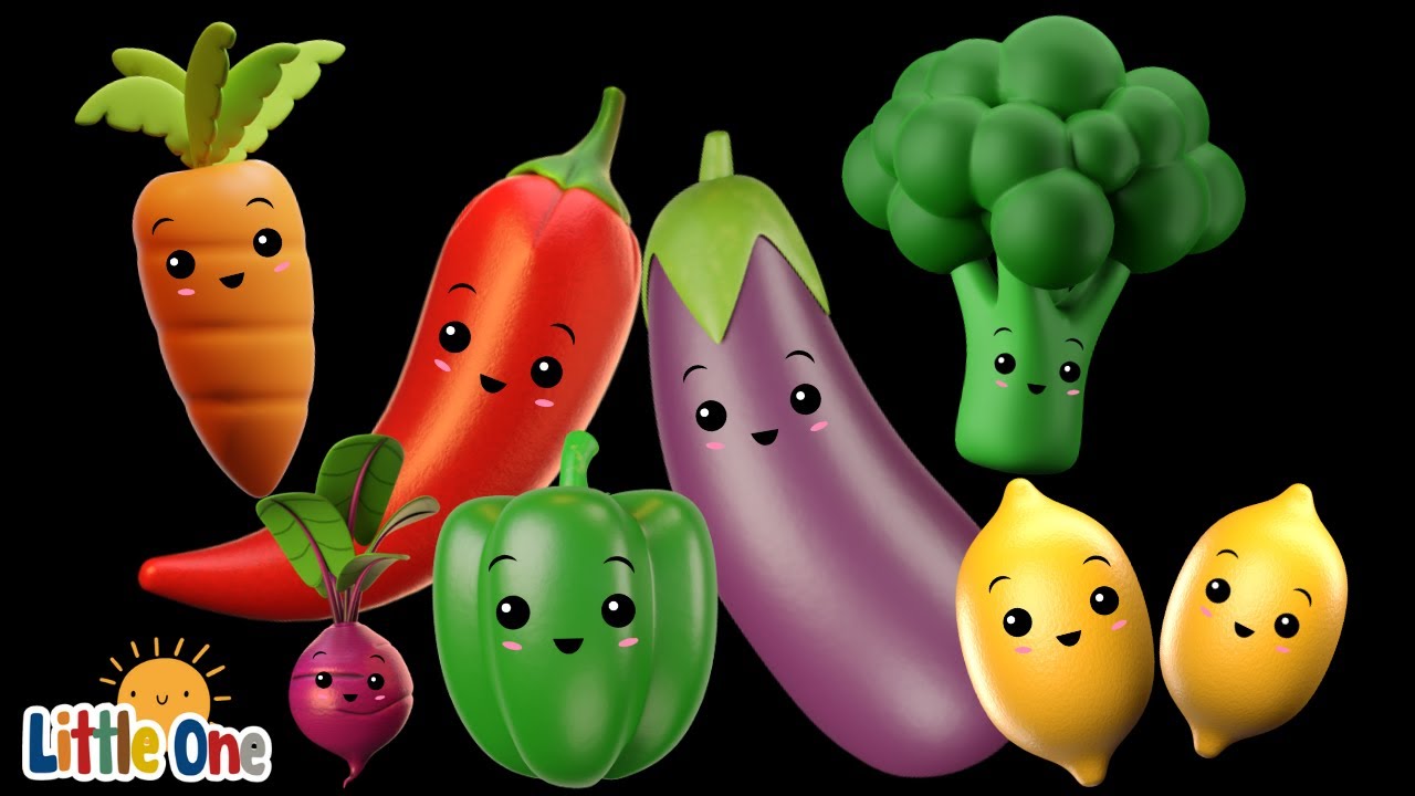 Dancing veggies -Dancing fruits- CUTE Animation - Baby Sensory video ...
