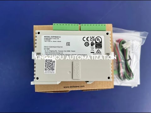 Delta DVP06AD-S DVP Series PLC Input Module - YouTube