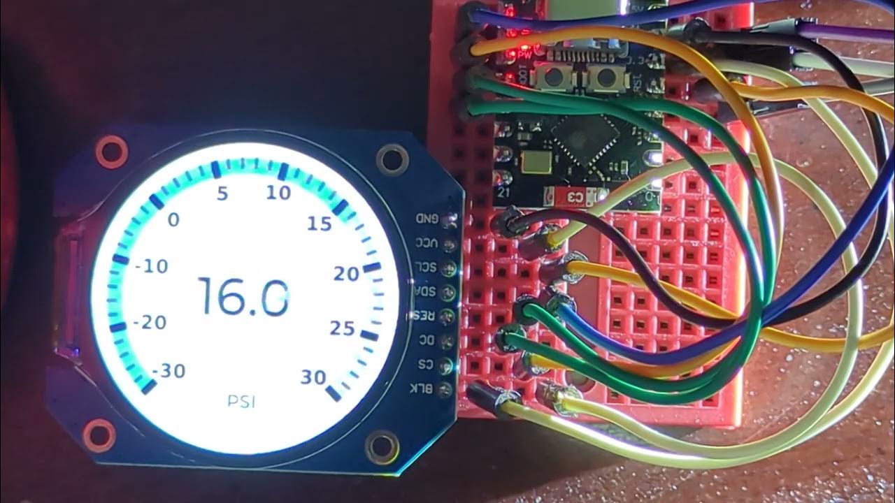 Boost Vac Gauge with esp32 lvgl and 1.28" ips lcd - YouTube