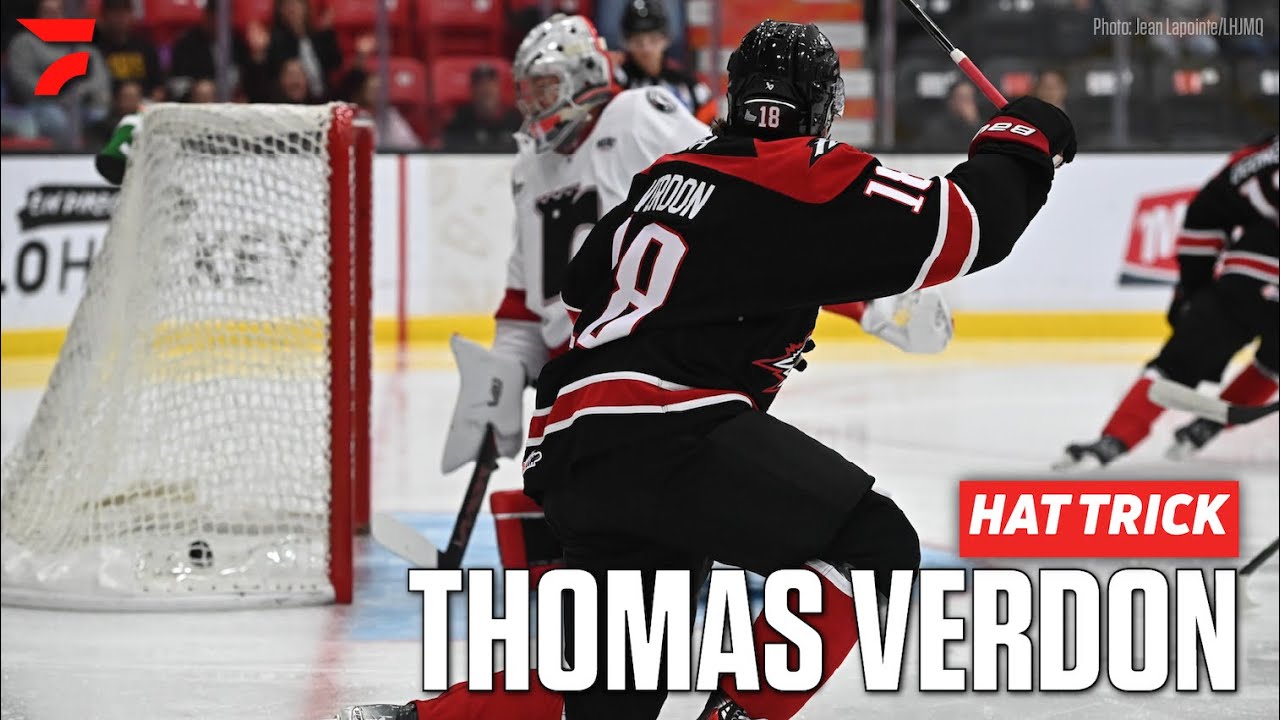 Thomas Verdon Scores A Hat Trick For The Rouyn-Noranda Huskies | QMJHL ...