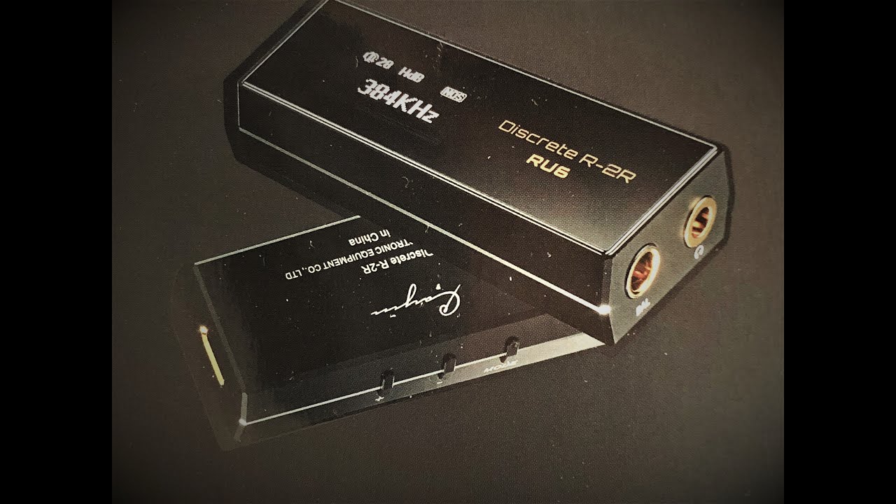 Cayin RU6 Dongle DAC Sound Demo through my System, First day no burn in ...