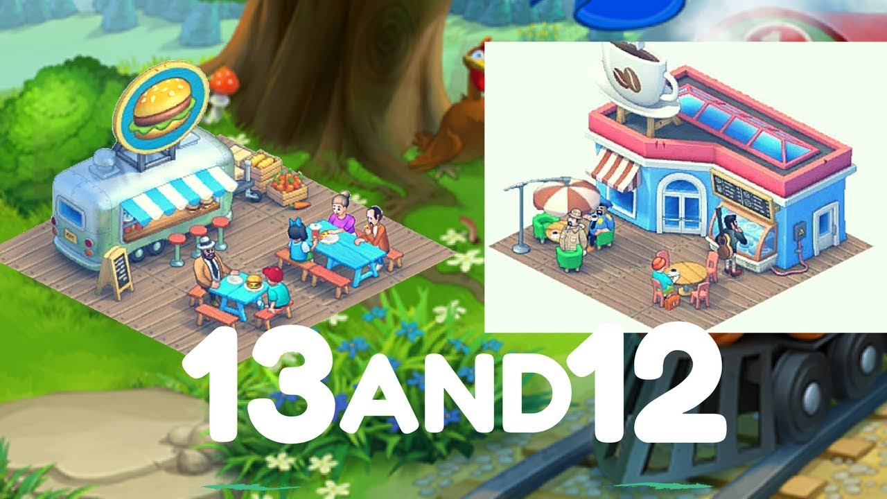Township Snack Bar Level 13 | Cafe Level 12 - YouTube