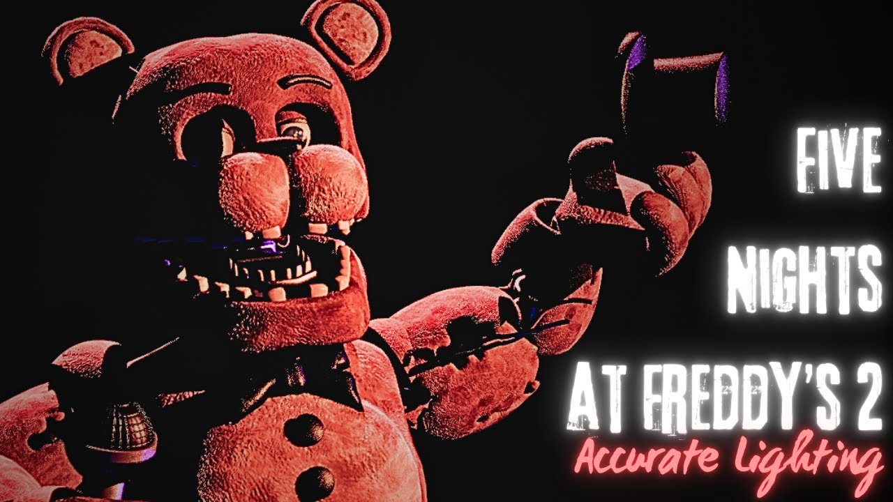 'Five Nights at Freddy's 2' Withered Freddy Accurate Lighting + FNAF 1 ...