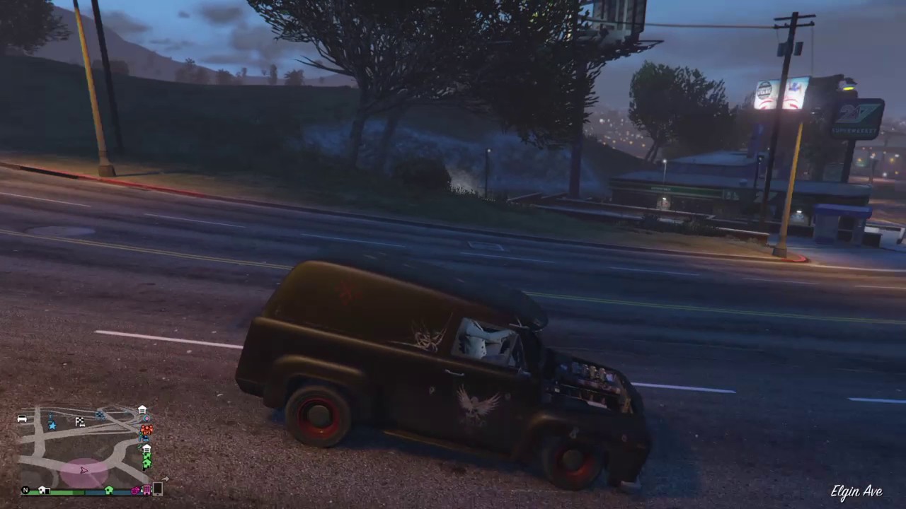 Grand Theft Auto V: Quick Drive- Vapid Lost Slamvan - YouTube