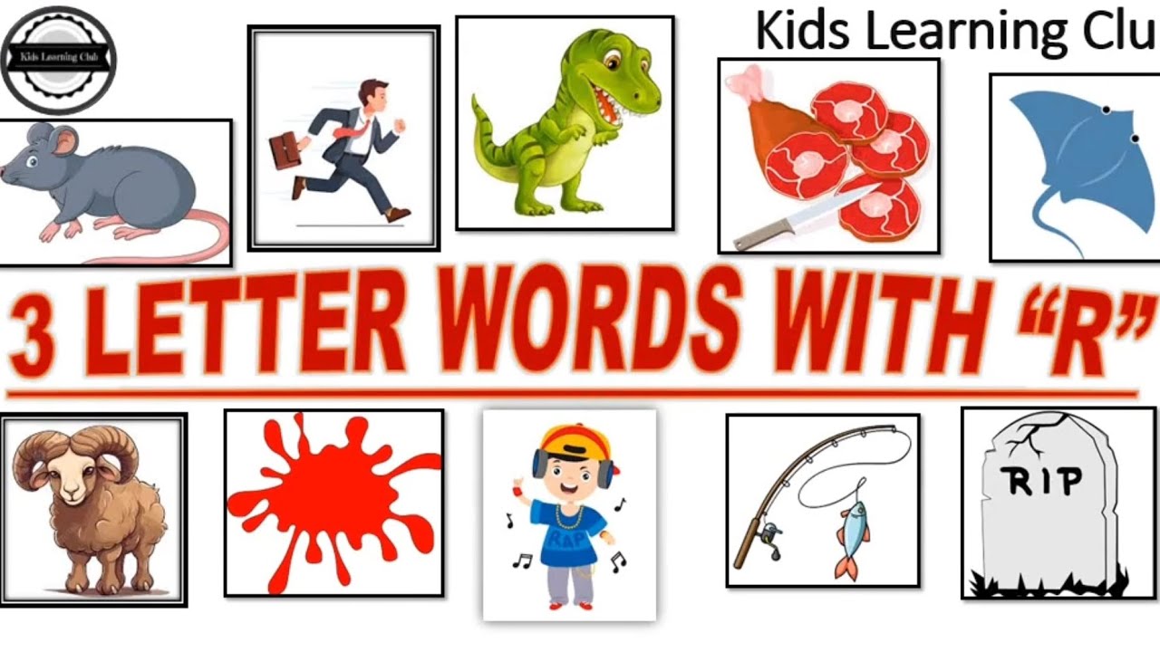 Learn to Read | 3-letter Word | Letter Sound | Phonics for kids - YouTube