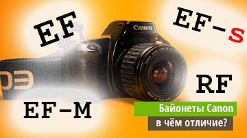 Чем отличается байонет EF от EF-S? Всего ответов: 25