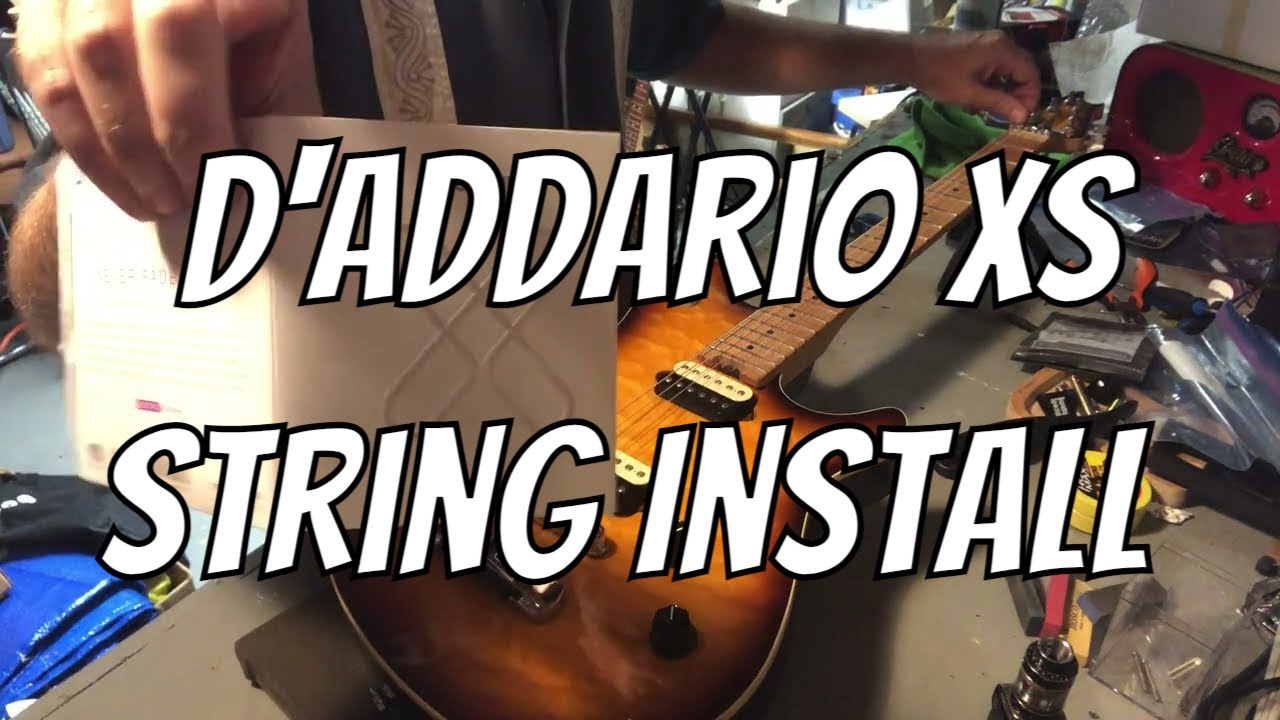 D'Addario XS String Install - YouTube