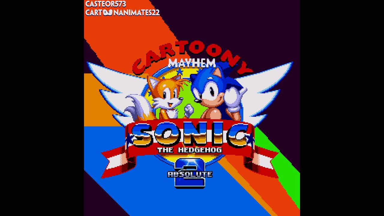 sonic 2 absolute mods gameplay cartoony mayhem (buggy knuckles and ...