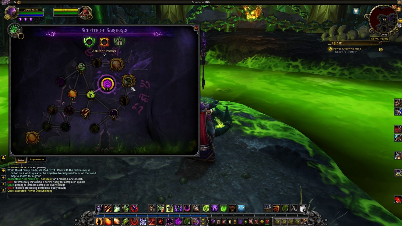Power Overwhelming Quest ID 40821 Playthrough WoW - YouTube