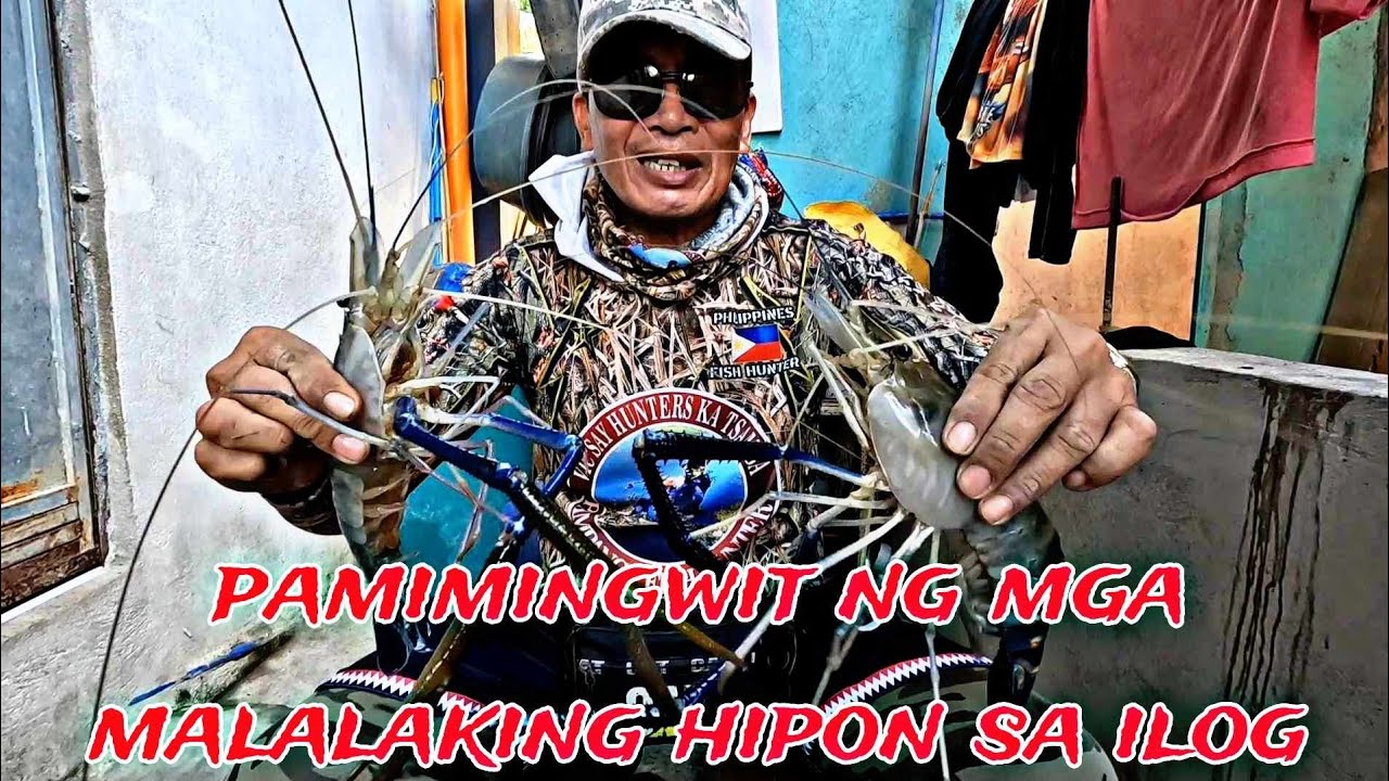 Part 1 Pamimingwit Ng Mga Malalaking Hipon Sa Ilog Youtube