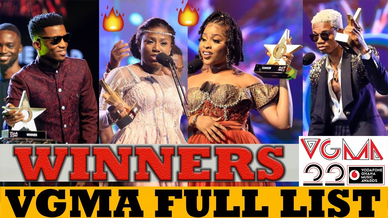 VODAFONE GHANA MUSIC AWARDS 2021: VGMA FULL LIST OF WINNERS AS DIANA ...