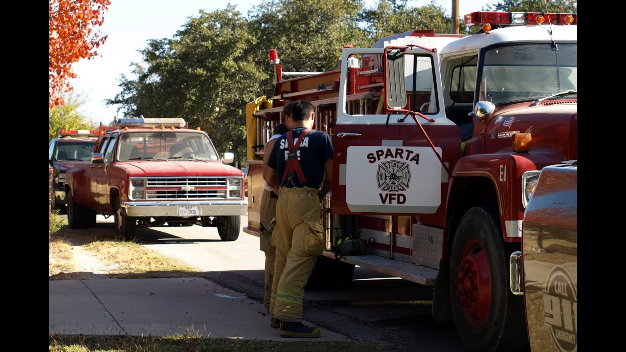 Sparta VFD 1st Structure Fire Call - YouTube