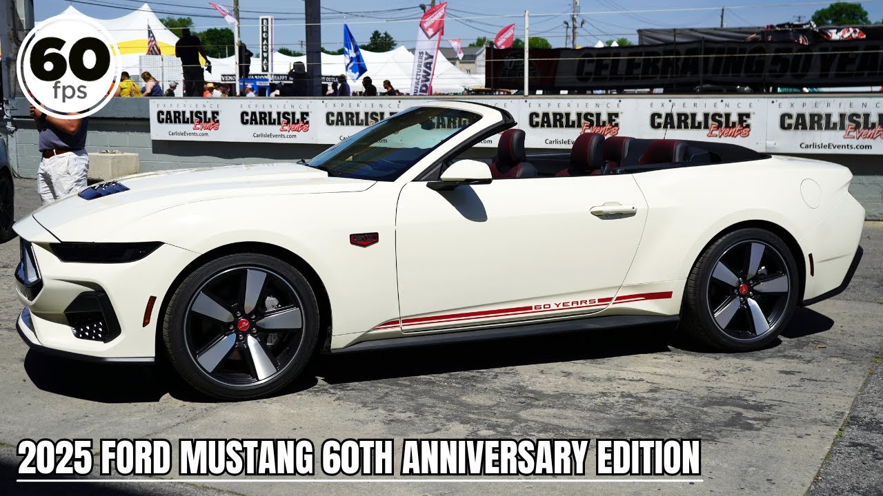 2025 Ford Mustang 60th Anniversary Edition First Look | ONLY 1965 WILL ...