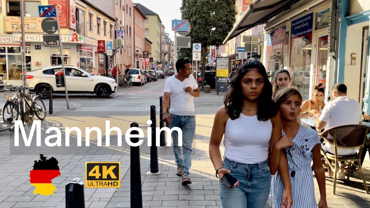 Walking in Mannheim / Germany 🇩🇪 4K 60fps (UHD) - YouTube