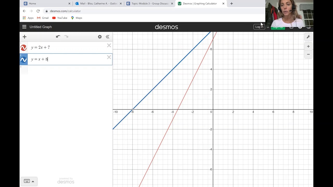 Graphing in Desmos - YouTube