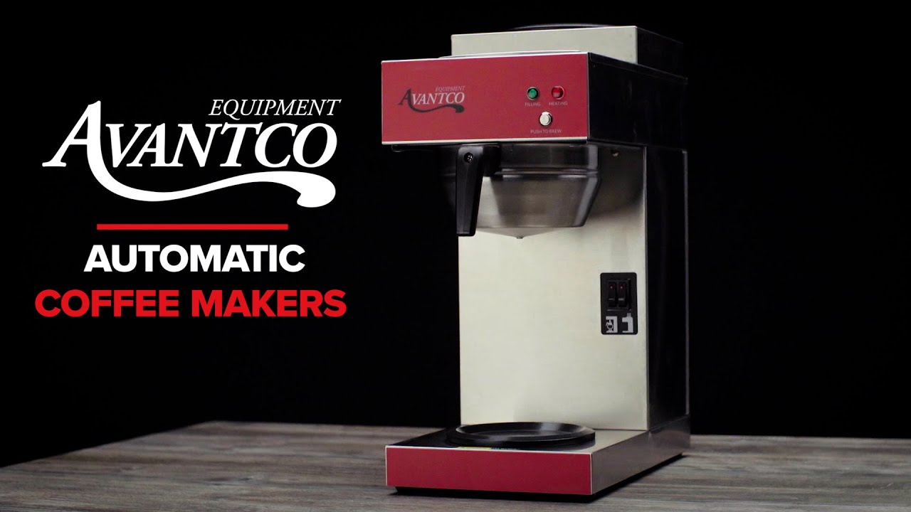 Avantco Automatic Coffee Brewers - YouTube