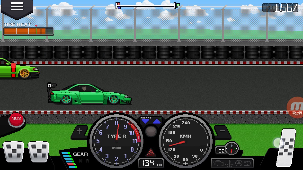 2000hp Nissan s14!!! Pixel Car Racer - YouTube