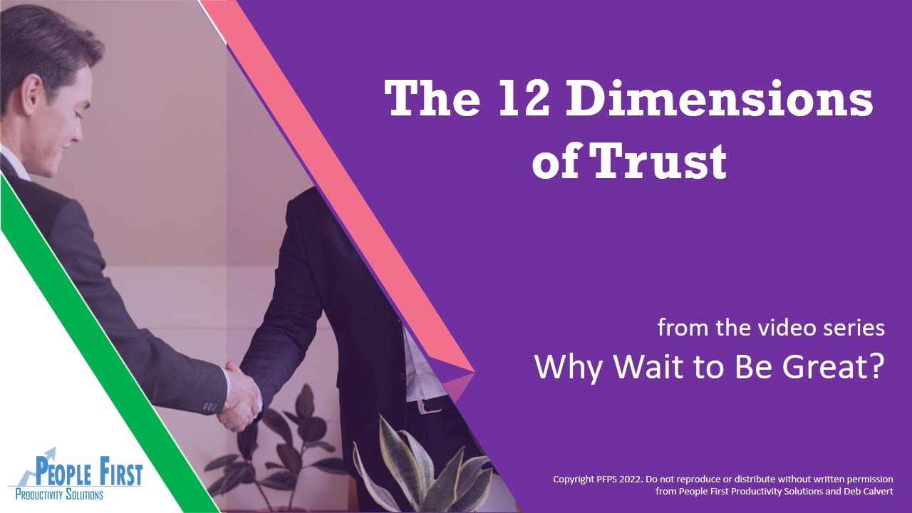 The 12 Dimensions of Trust - YouTube