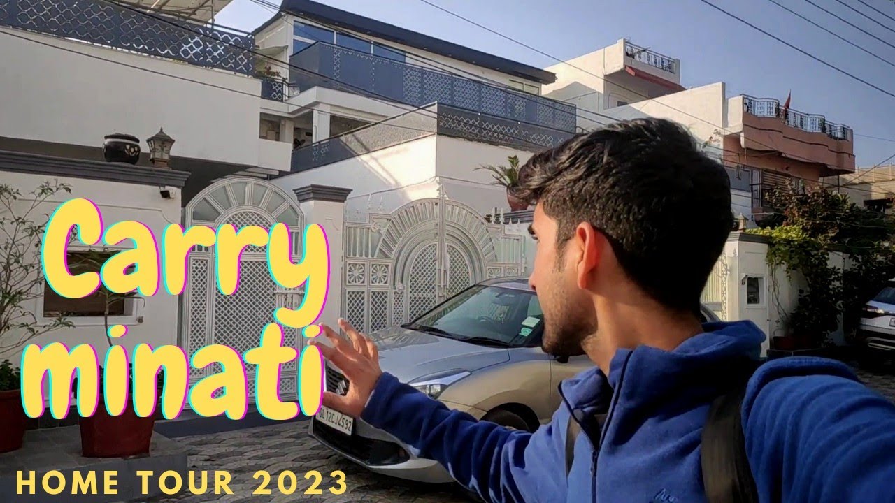 carryminati home tour 2023 // finally carryminati के घर पहुंच ही गया🙈😱 ...