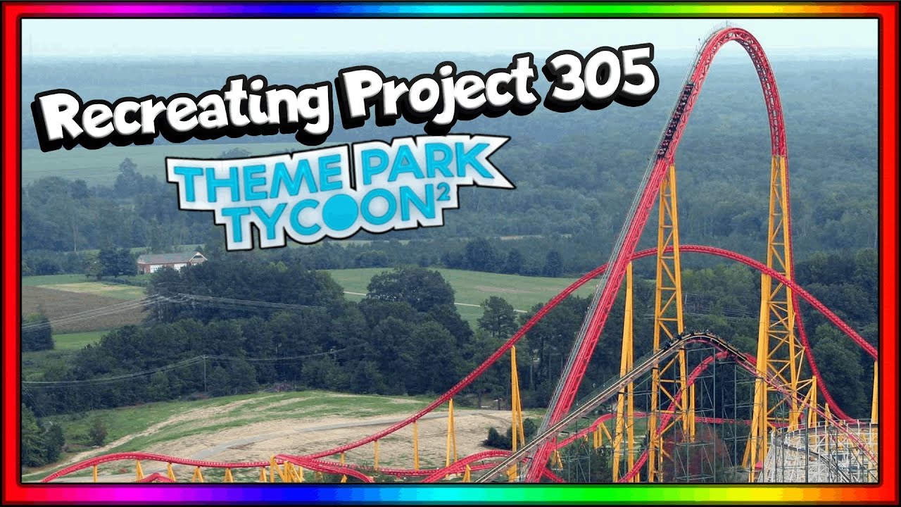 My recreation of Project 305 (Not accurate remake) - theme park tycoon 2 - YouTube