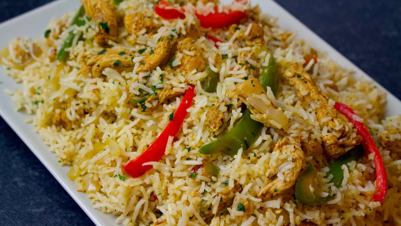 Chicken Fajitas With Rice