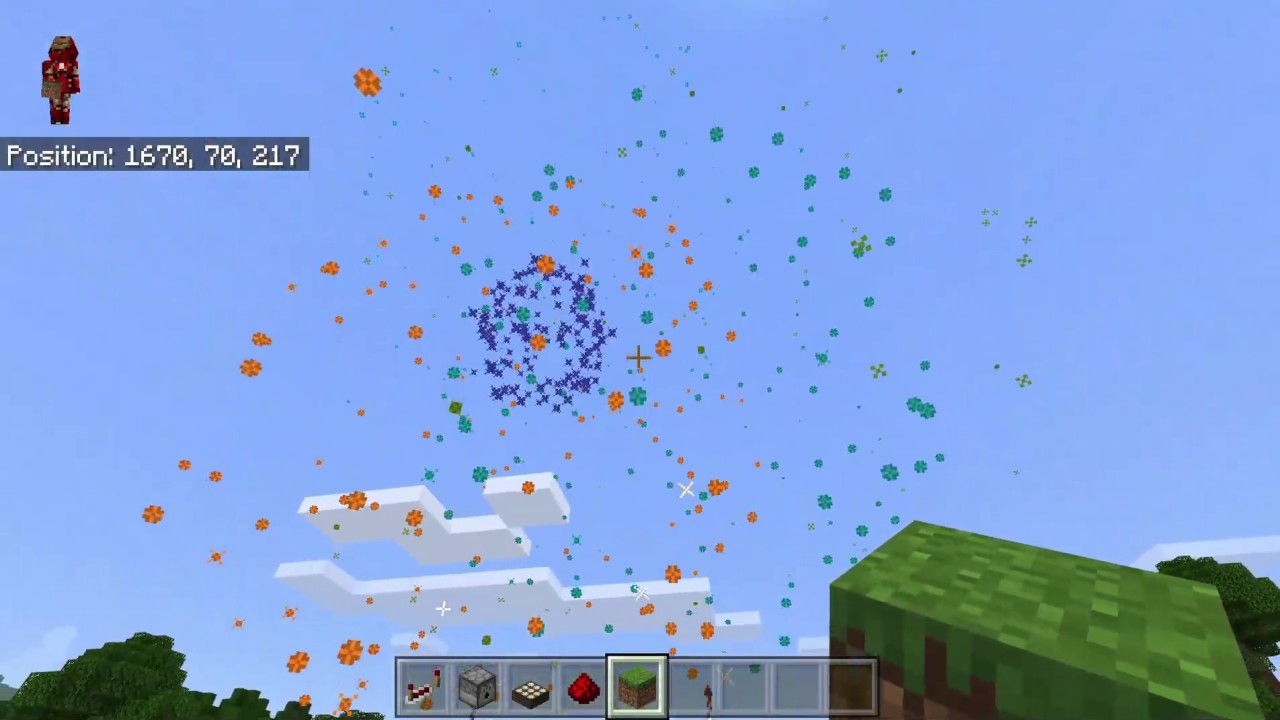 Minecraft real version all fireworks colors and names - YouTube