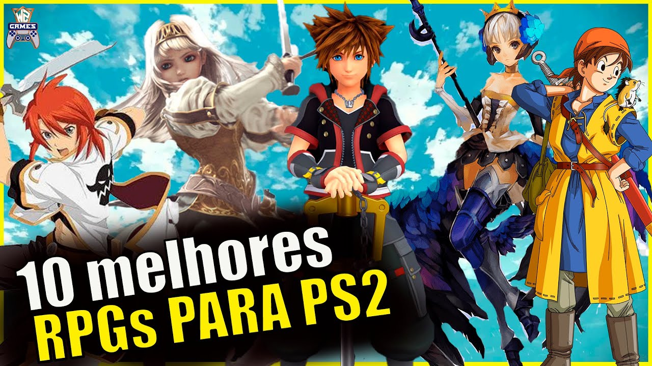 10 MELHORES JOGOS DE RPG LANÇADOS PARA O PS2 !! - YouTube