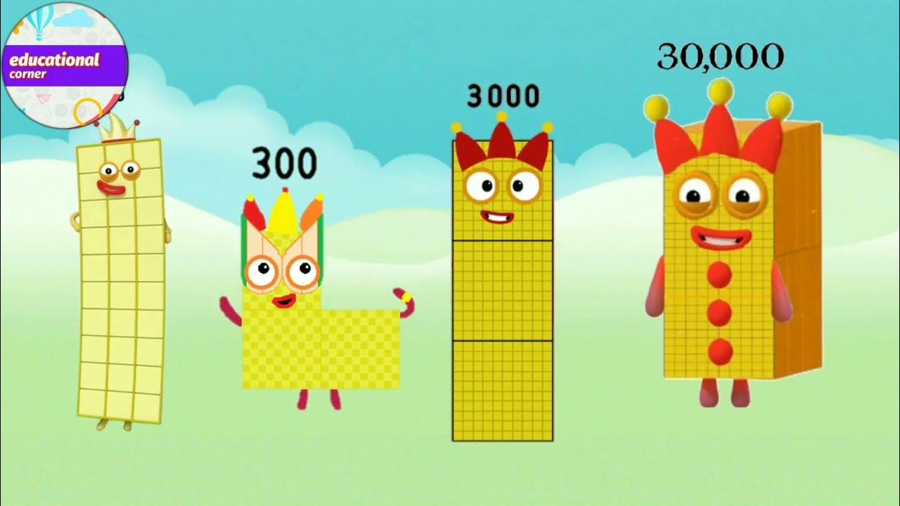 unlocks! mathblocks skip counting by 100| learn to count @Educationalcorner110 #kidsvideos - YouTube
