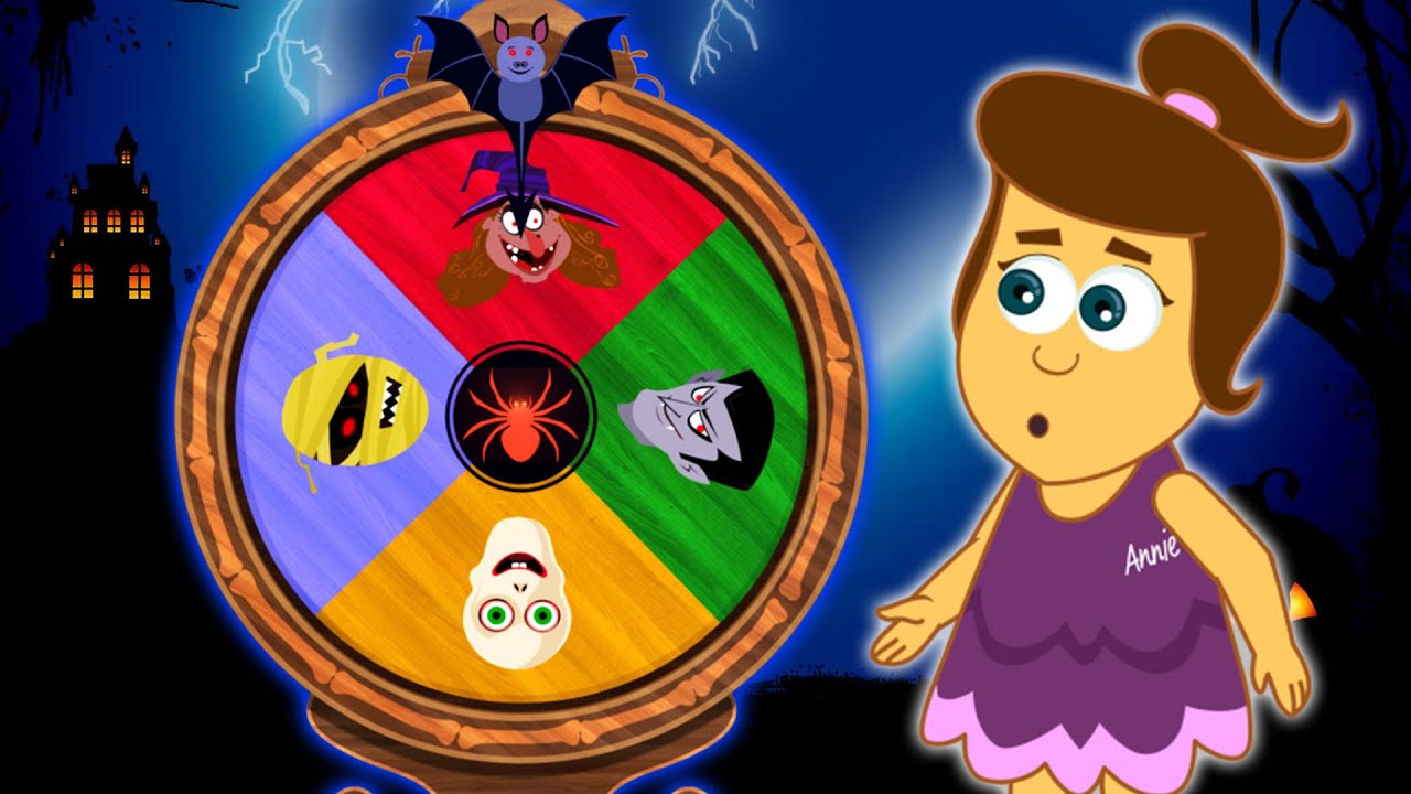 ABC Learning Club | Spooky Monster Spin The Wheel 👾 | Learning For Kids ...