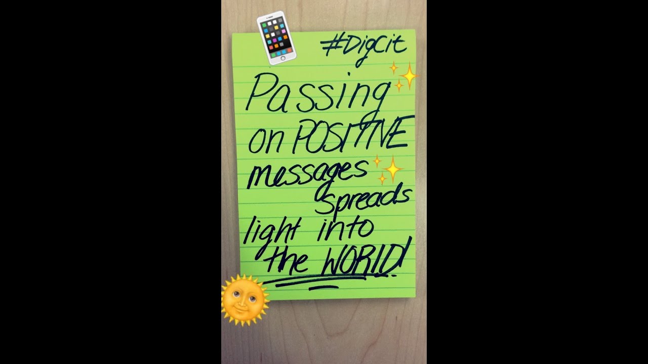 Passing on Positivity! - YouTube