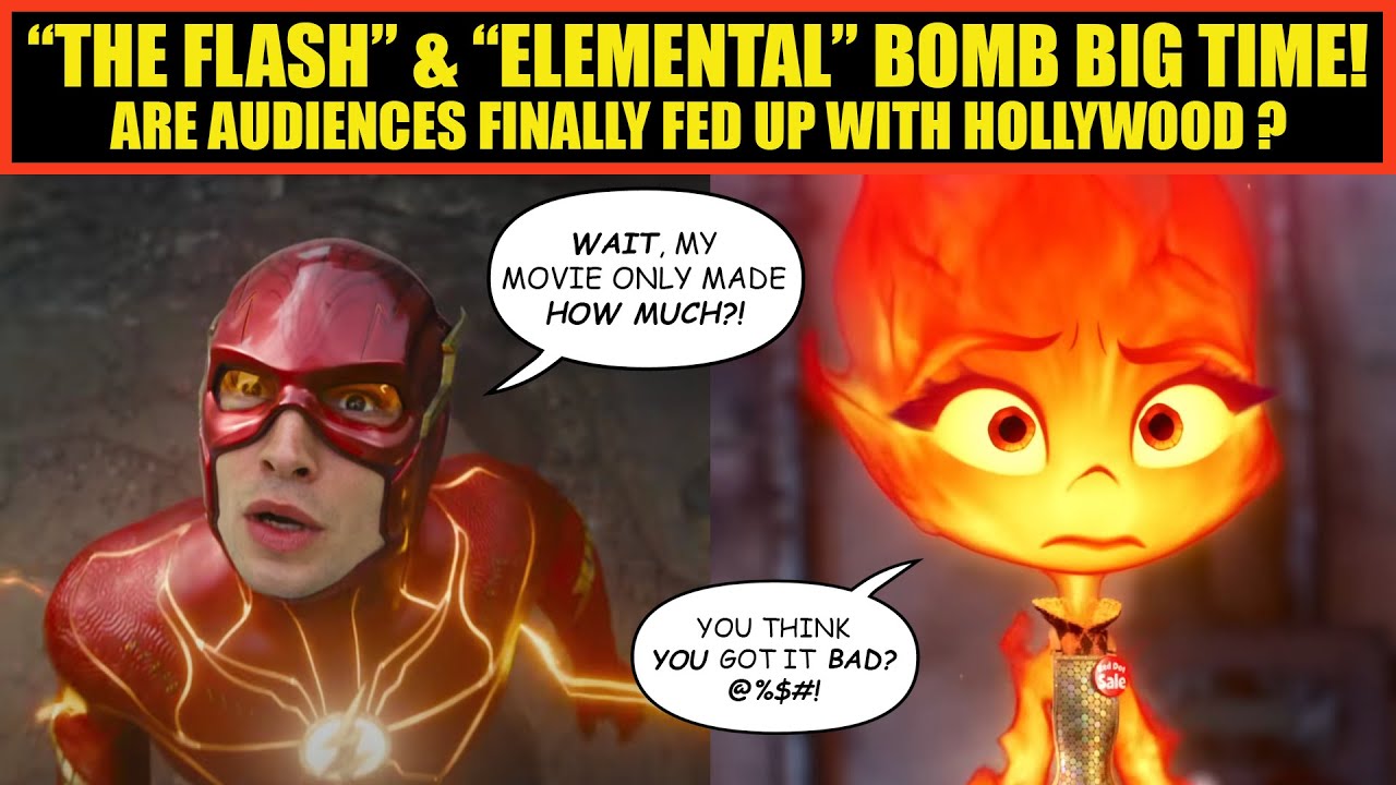 The Flash & Elemental BOMB at Box Office | Audiences SHUN Hollywood ...