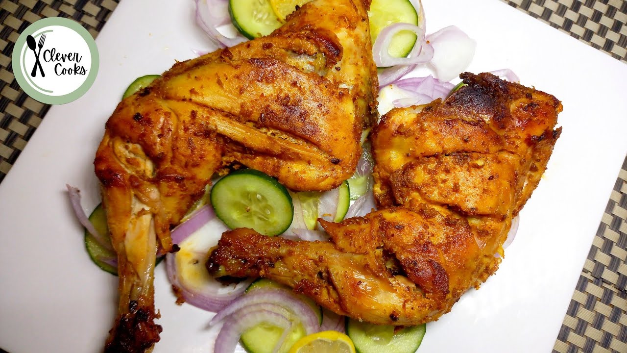 Chicken Tikka Recipe - Restaurant Style Chicken Piece Recipe || Clever ...