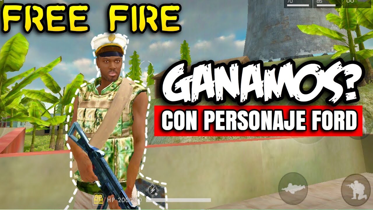 GAMEPLAY CON EL NUEVO PERSONAJE FORD!! (PUBG) FREE FIRE BATTLEGROUNDS ...