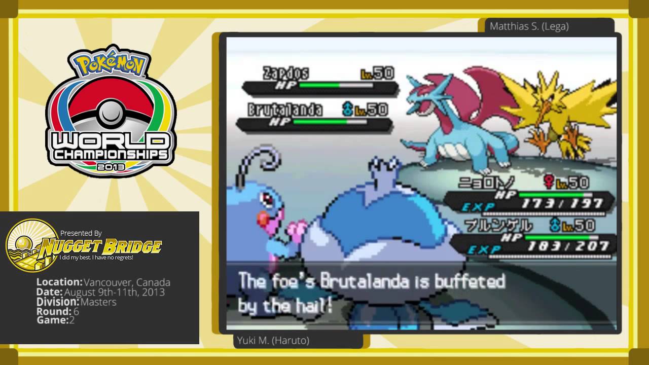 VGC' 13 World Championships - Yuki M. (Haruto) vs Matthias S. (Lega ...
