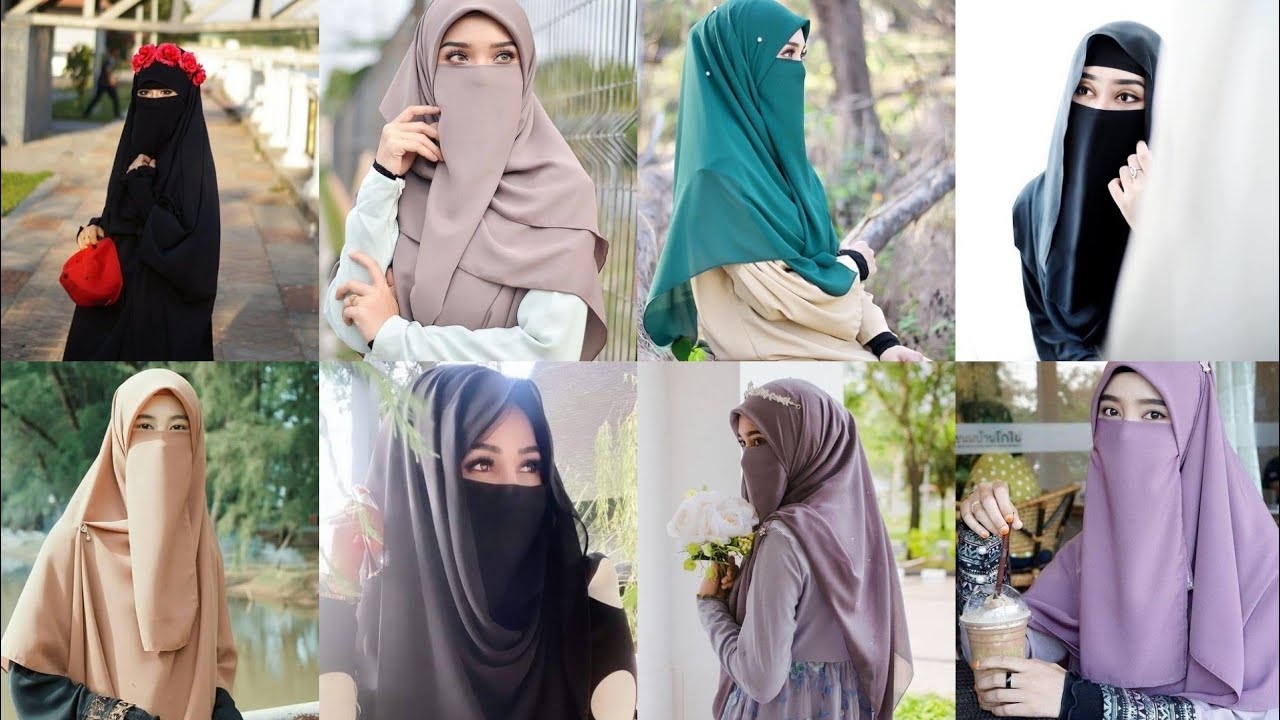 Niqab Styles/Latest niqab designs/easy niqab styles/Niqab for girls ...