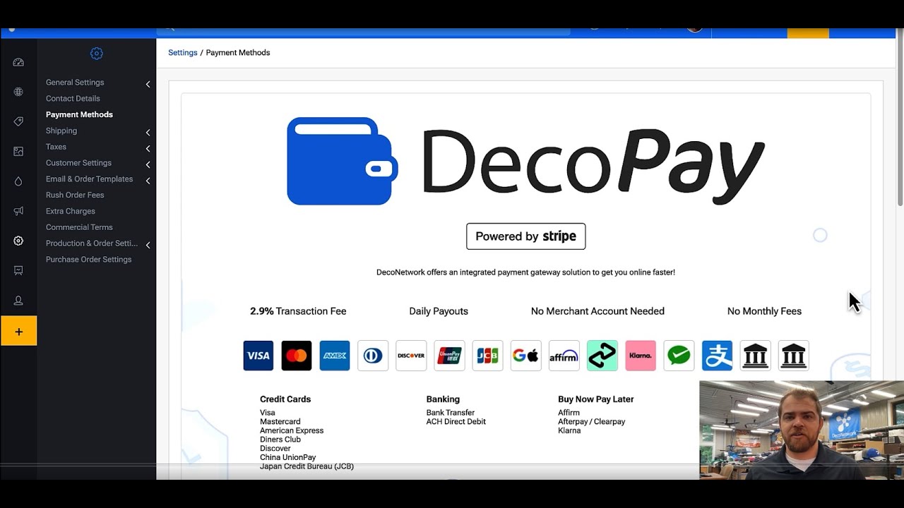How to Configure DecoPay Payment Gateway | DecoNetwork - YouTube