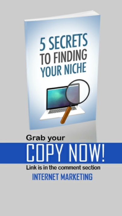 5 SECRETS TO FINDING YOUR NICHE - YouTube