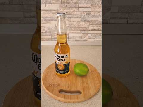 Do you like Corona Beer, with lime served like this? #beer #corona #coctail