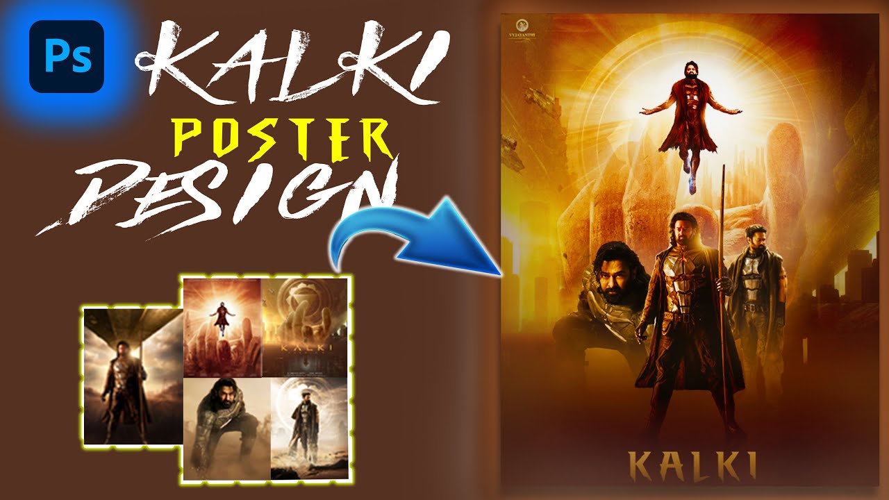 Kalki Movie Poster Design By Photoshop || #1 #design #photoshop # ...